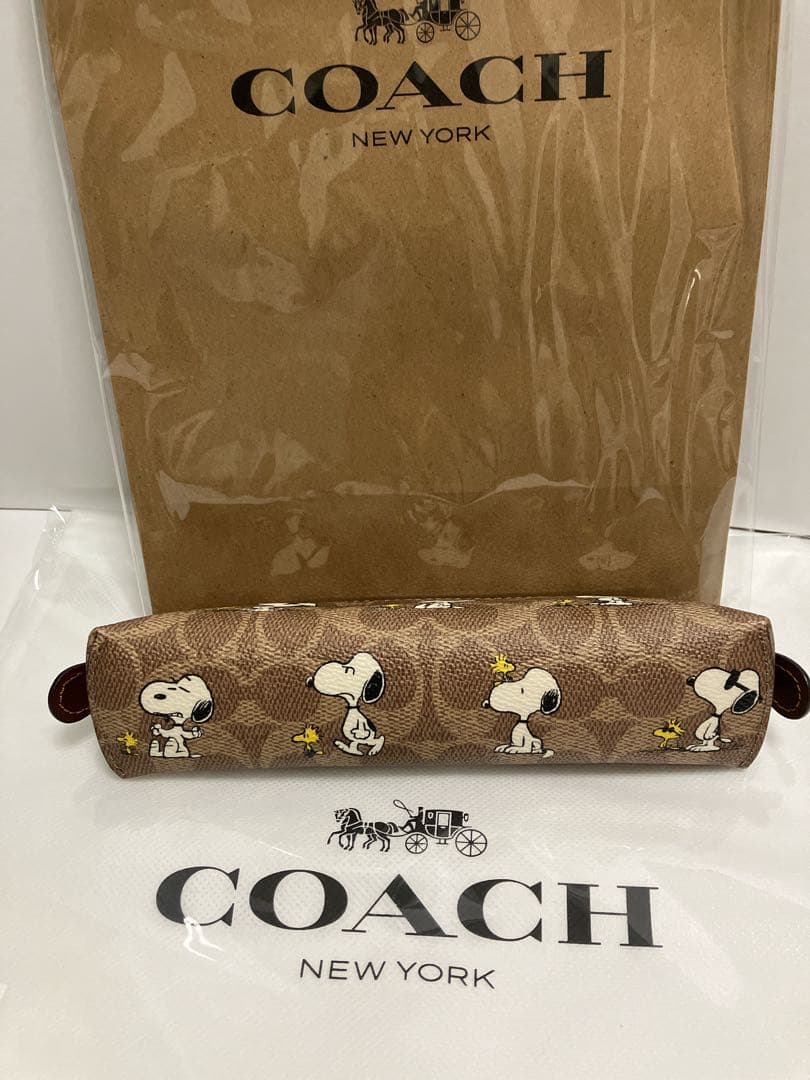 coach スヌーピー コラボ　ペンケース