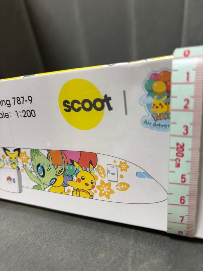 未開封！Scoot ポケモン 飛行機 海外限定 記念モデルプレーン