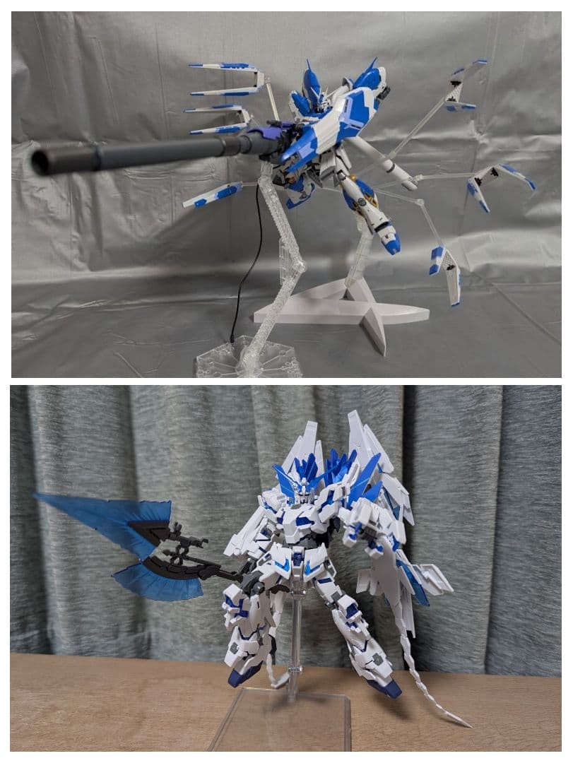 ガンプラ 1/144 3点セット 組立済み HG RG Hi-νガンダム