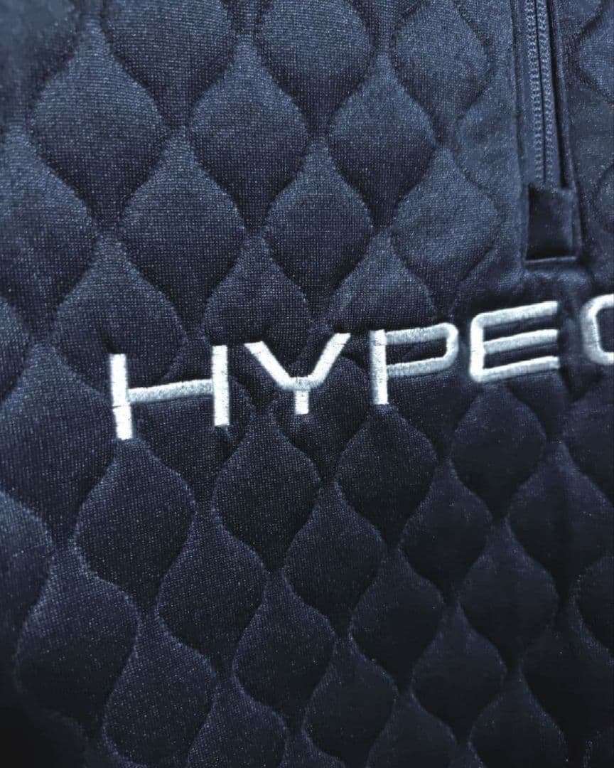 ハイプゴルフ　HYPEGOLF ハーフジップジャケット　キルティング　L