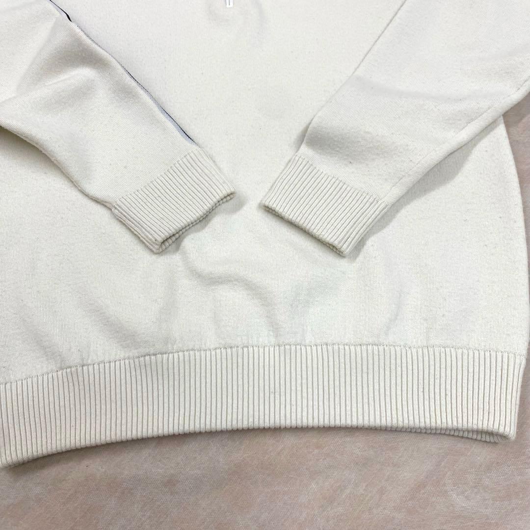 BEAMS GOLF ハーフジップニット オフホワイト