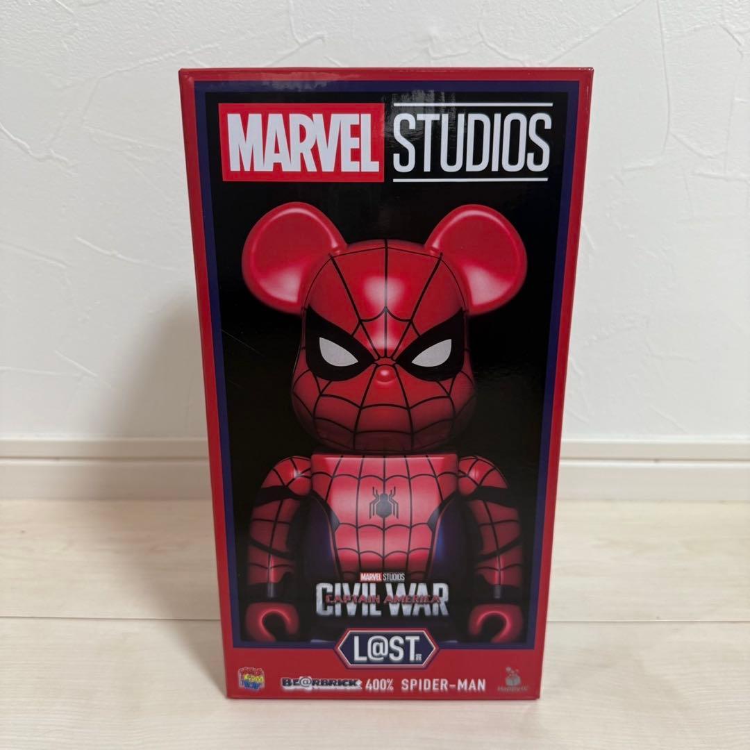 MARVEL BE@RBRICK 400% スパイダーマン 一番くじラストワン賞