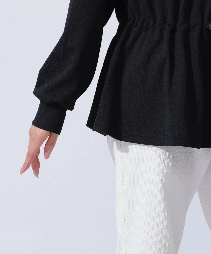 未使用 タグ付き メッシュ ダブルジップフーディジャケット 1 M ブラック