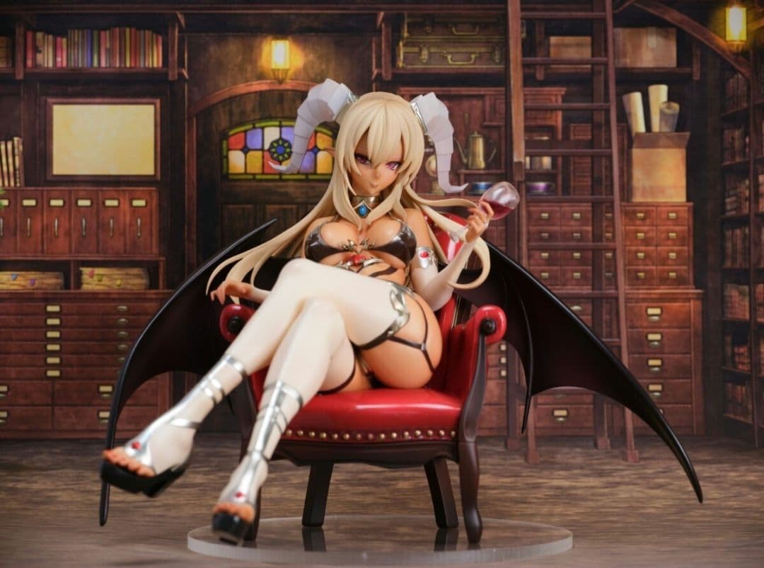 悪魔娘ちゃん おだじょー ガレージキット 塗装済み 完成品　booth正規品