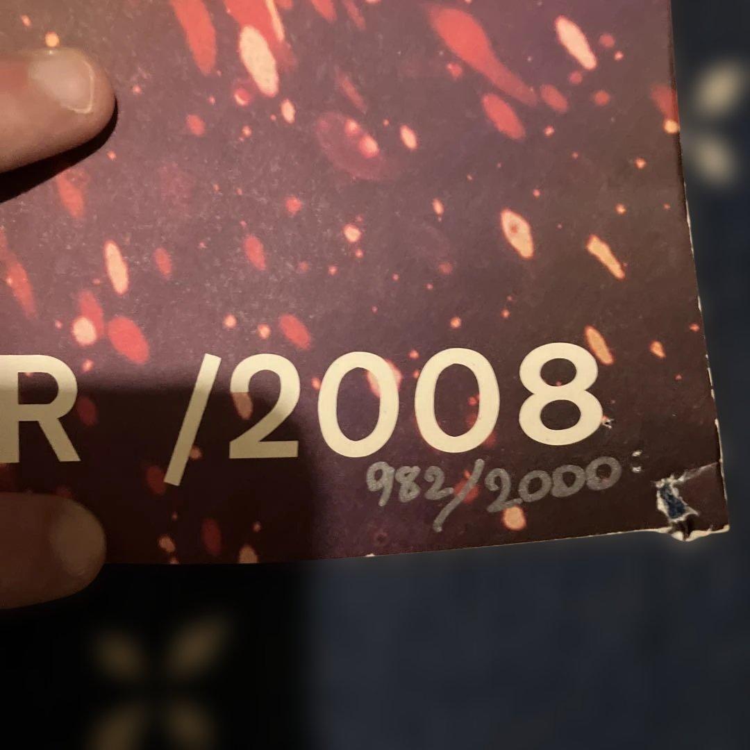 希少 Radiohead 2008ライブツアー限定ポスター