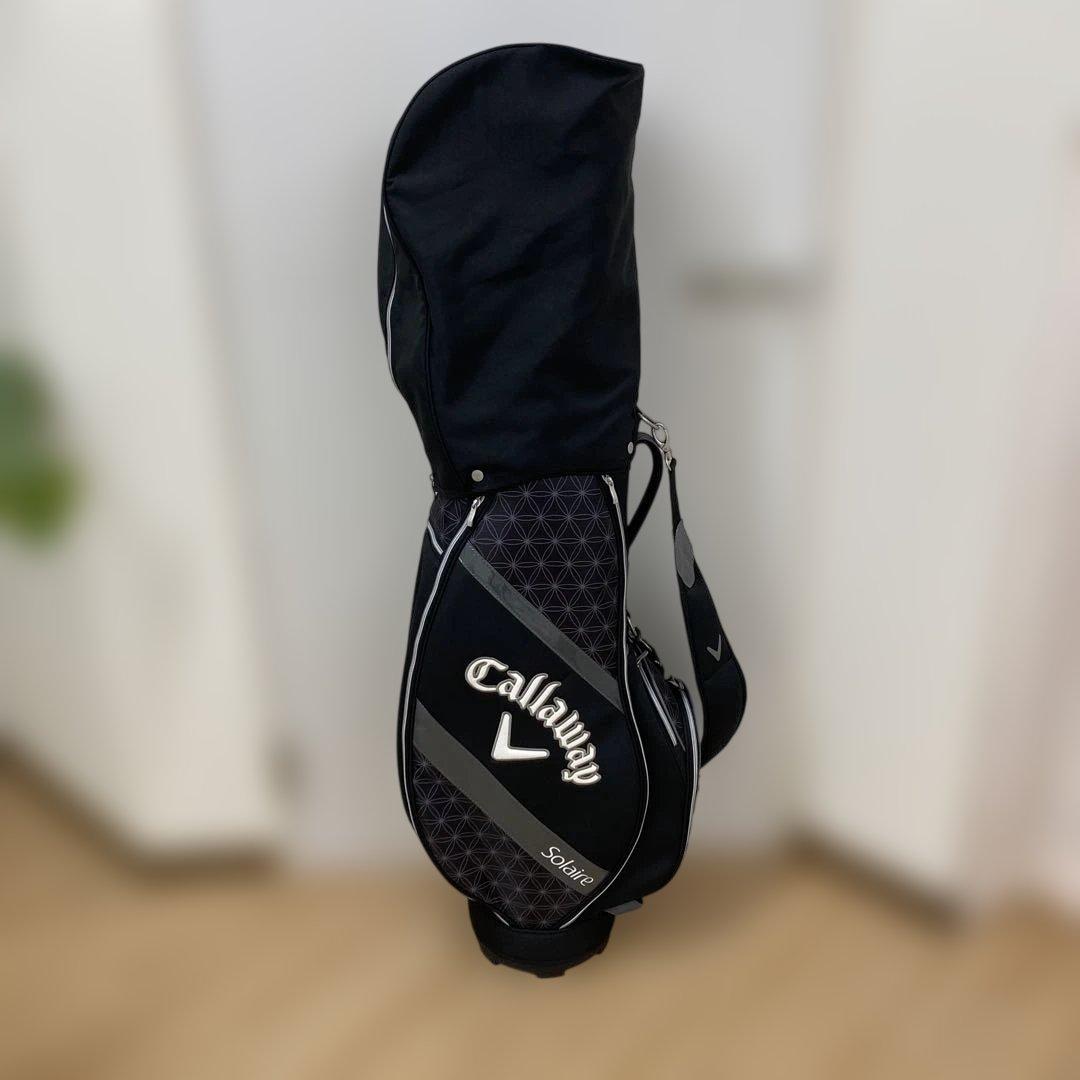 【美品】Callaway Solaire キャディバッグ 黒/グレー