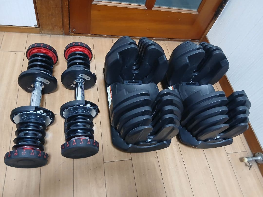 ② 可変式ダンベル 40Kg×1個/計40Kg