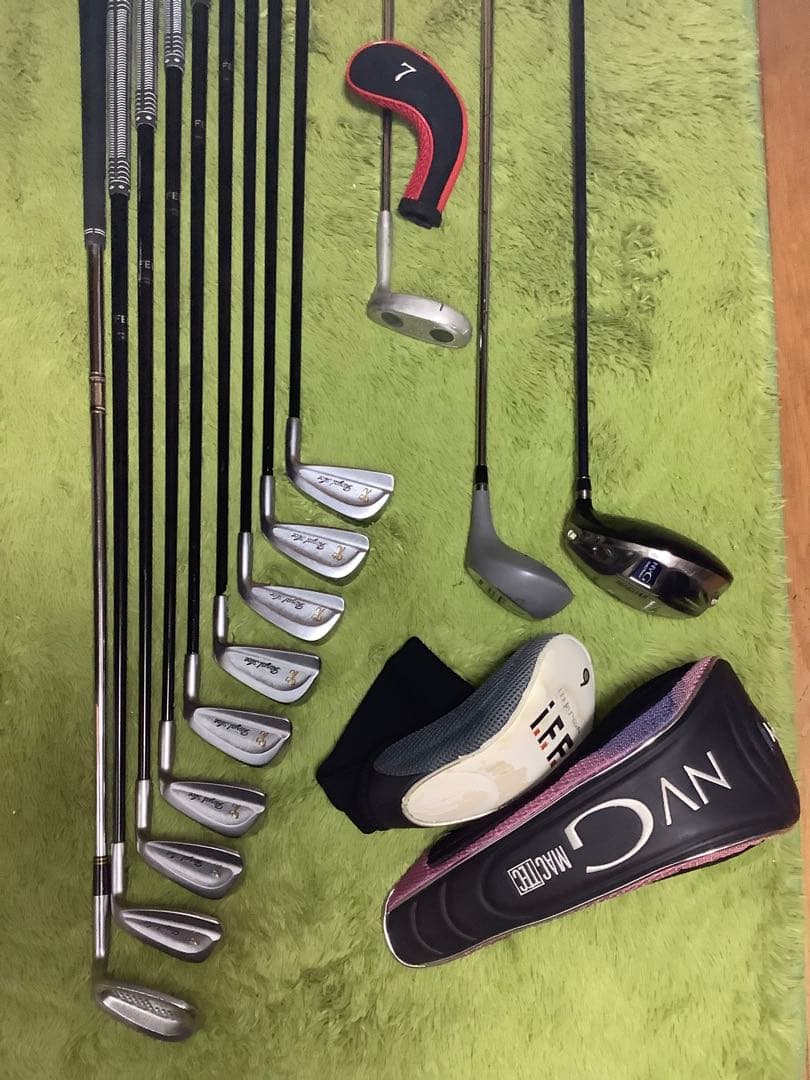 メンズ　ゴルフクラブセット　マックテック他12本セット　キャディバッグ付