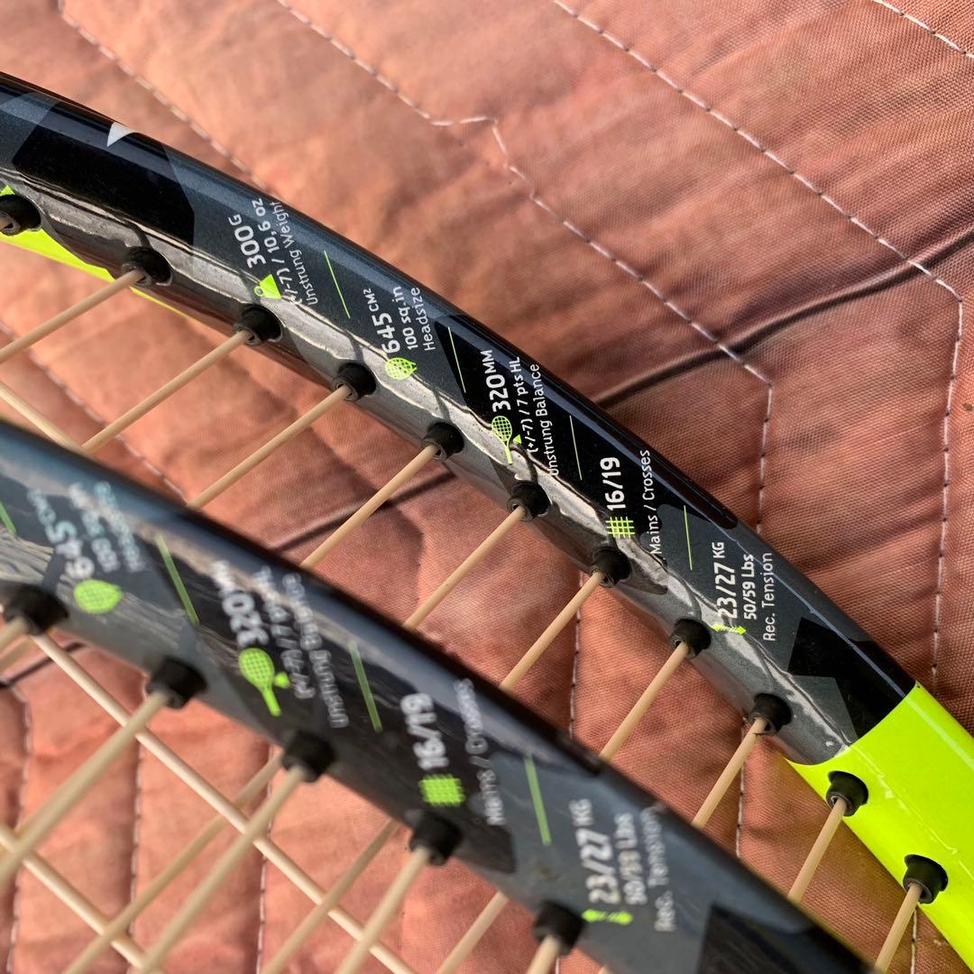 t*1様 Babolat Pure aero 2本セット　バボラ　アエロ　100