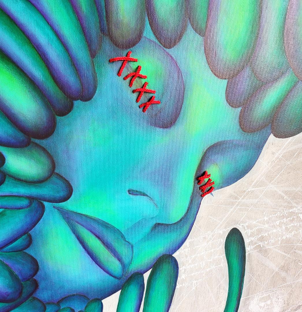 奇天烈Ⅱ / モダン画 キャンバス 117×91㎝ F50 原画のみ 現代アート