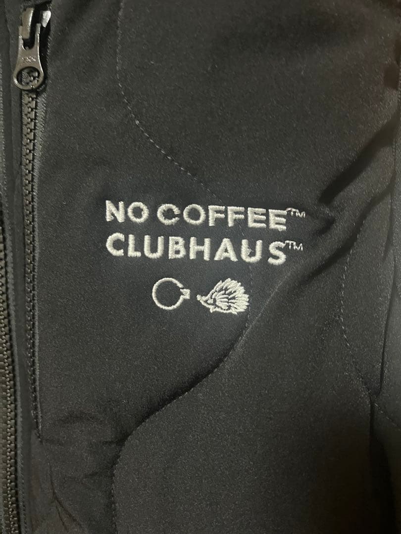 NO COFFEE×CLUBHAUS リバーシブルダウンベスト Sサイズ 美品