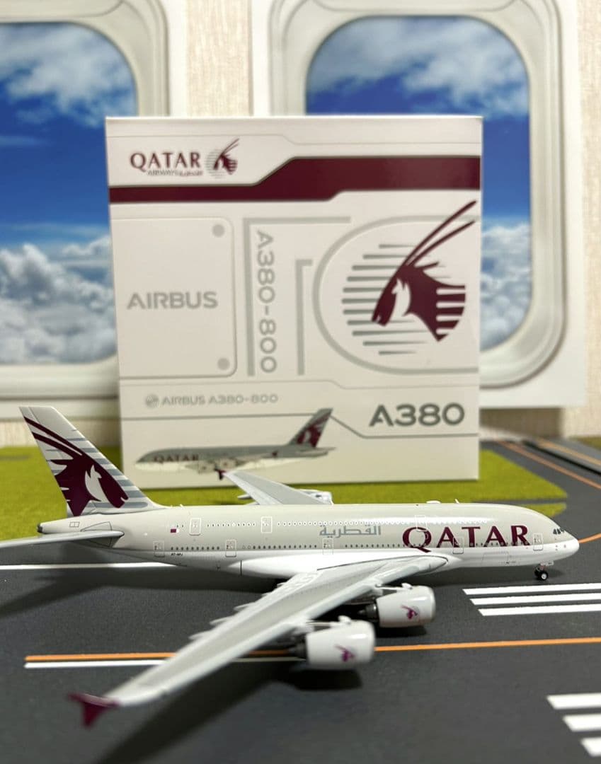 ☆Qatar Airways A380-800　ノーマル塗装