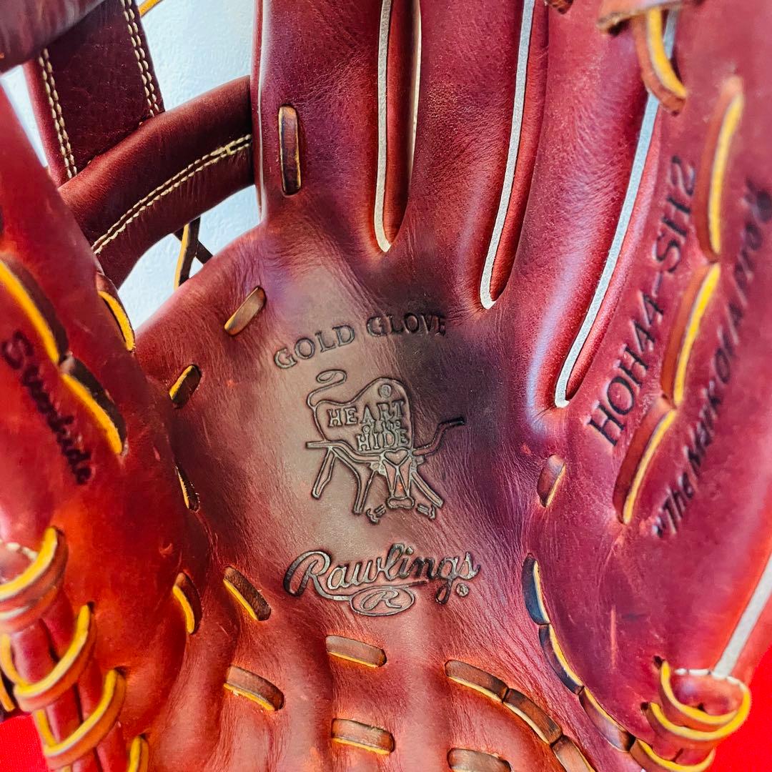 美品RawlingsローリングスHOH44-SH GOLDGLOBE野球グローブ
