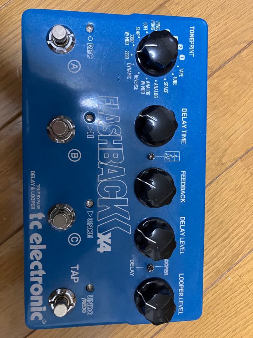 ギター tc electronic FLASHBACK X4 delay