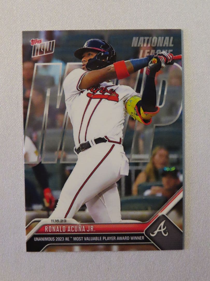 topps now アクーニャJr. Acuna Jr OS-17 MVP 17