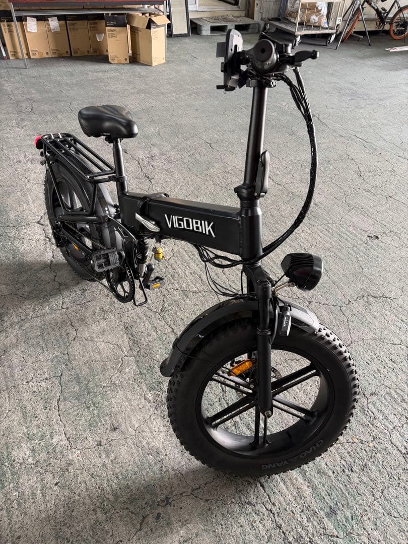 VIGOBIK 電動アシスト自転車 折りたたみ ブラック