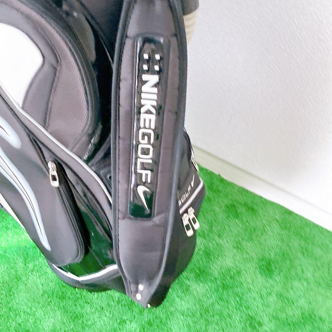 NIKE GOLF キャディバッグ 6口 フード付き 廃盤品 希少 レア BK