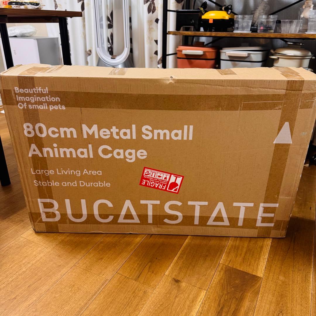 【新品】BUCATSTATE 小動物 ハムスター 爬虫類 飼育ケージ 80cm