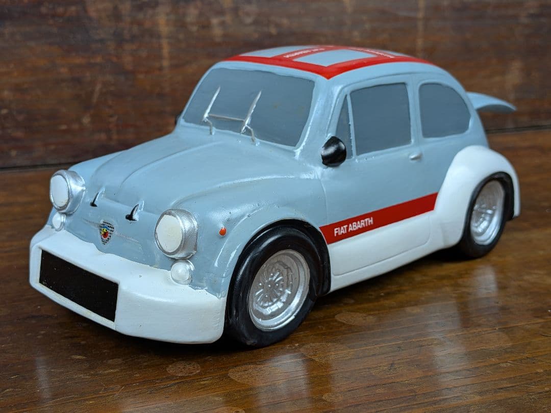 希少★長21cm★陶器製★ FIAT ABARTH 1000 TCR★インテリア