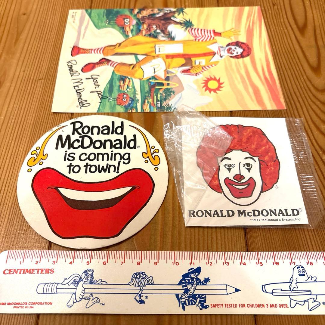 70年代　ロナルドマクドナルド　レアグッズ　セット　McDonald’s