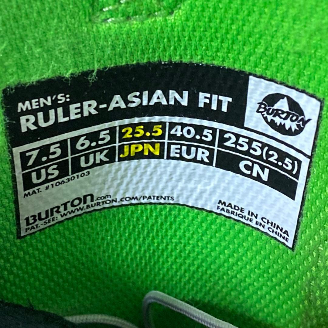 【美品_即日発送】BURTON RULER-ASIAN FIT 25.5cm