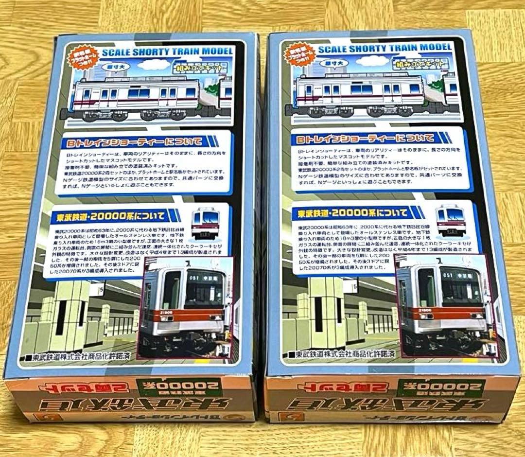 【未開封新品】Ｂトレインショーティー　東武鉄道［NO.１・２・４・５］８箱セット