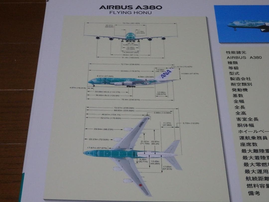 新品 ANA A380 エアバス 2号機 完成品 1:200 モデルプレーン