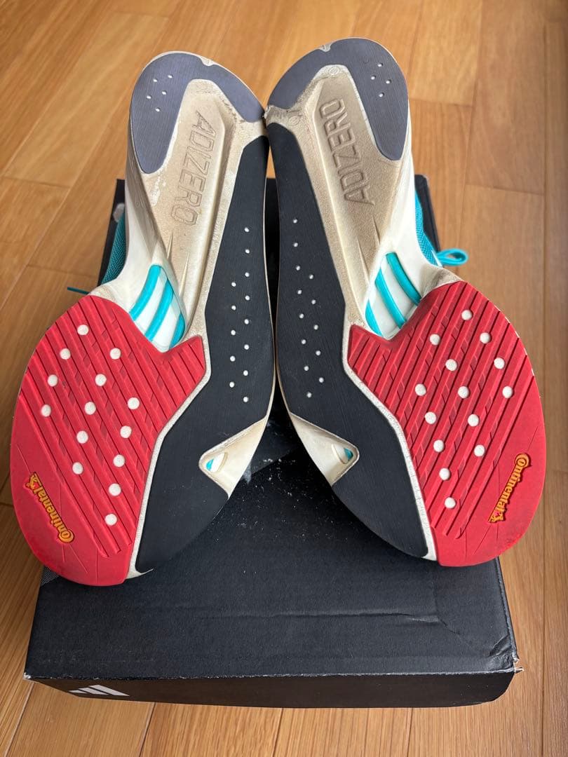 走行距離約80㌔ adidas TAKUMI SEN 9 25.5㎝