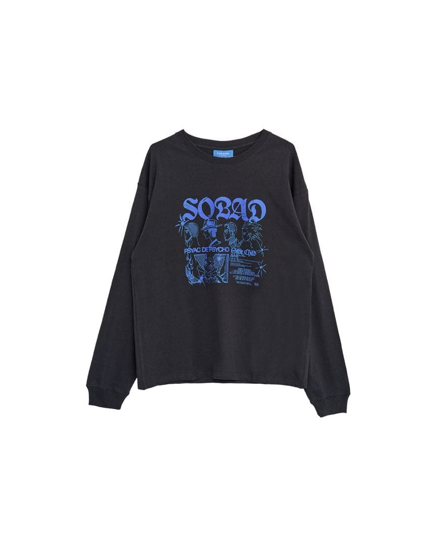 SOBAD L/S TEE [スミクロ] XXL