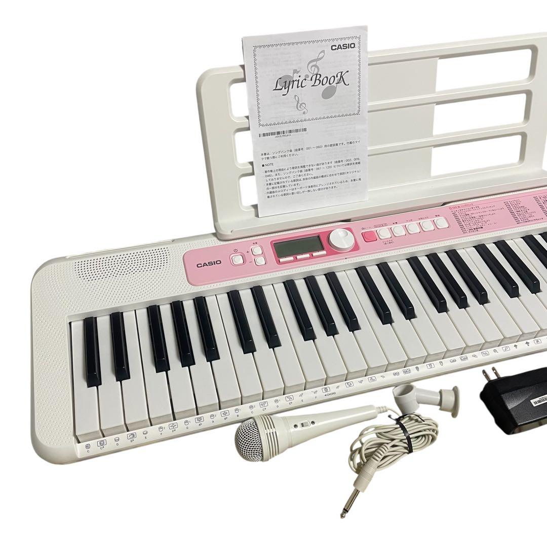 【美品/マイク付】CASIO 光ナビゲーションキーボードLK-312 カシオ