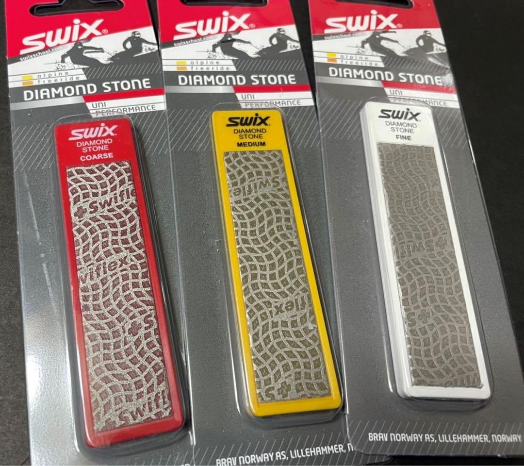 SWIX　ダイヤモンドストーン　100mm　3点セット　diamond file