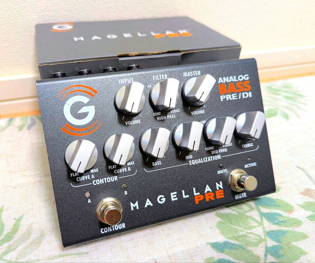 GENZLER MAGELLAN PRE DI PEDAL ベース用プリアンプ
