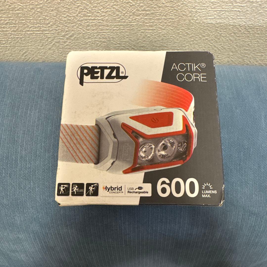 PETZL ACTIK CORE600　ラスト1点