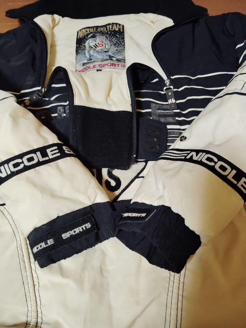 NICOLE SPORTS 　ヴィンテージ　スキーウェア　ボート　上下セット　М