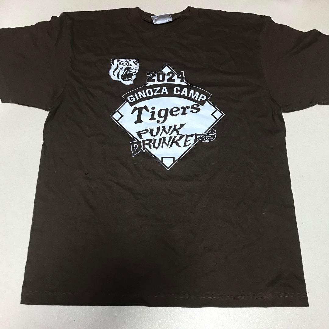 punkdrunkers XXL 阪神タイガース 未使用 Tシャツ 茶 虎 半袖