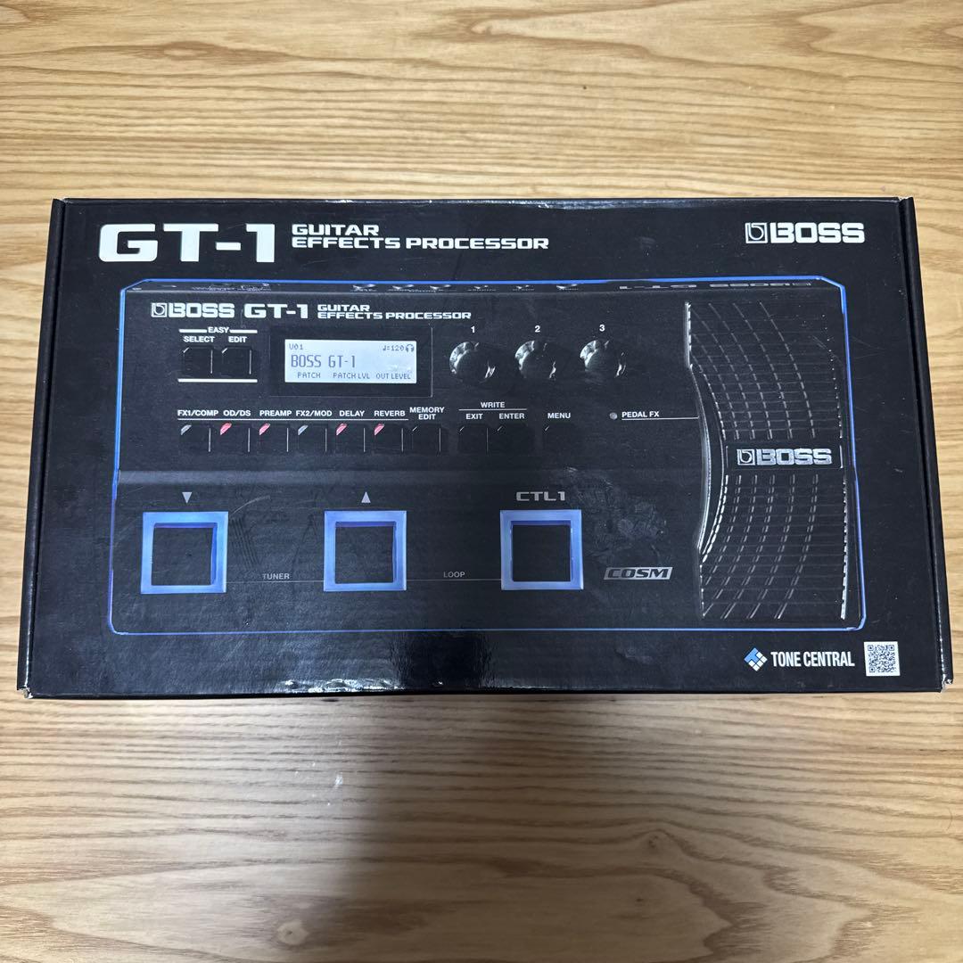 BOSS GT-1 マルチエフェクター　純正ケーブル箱付き