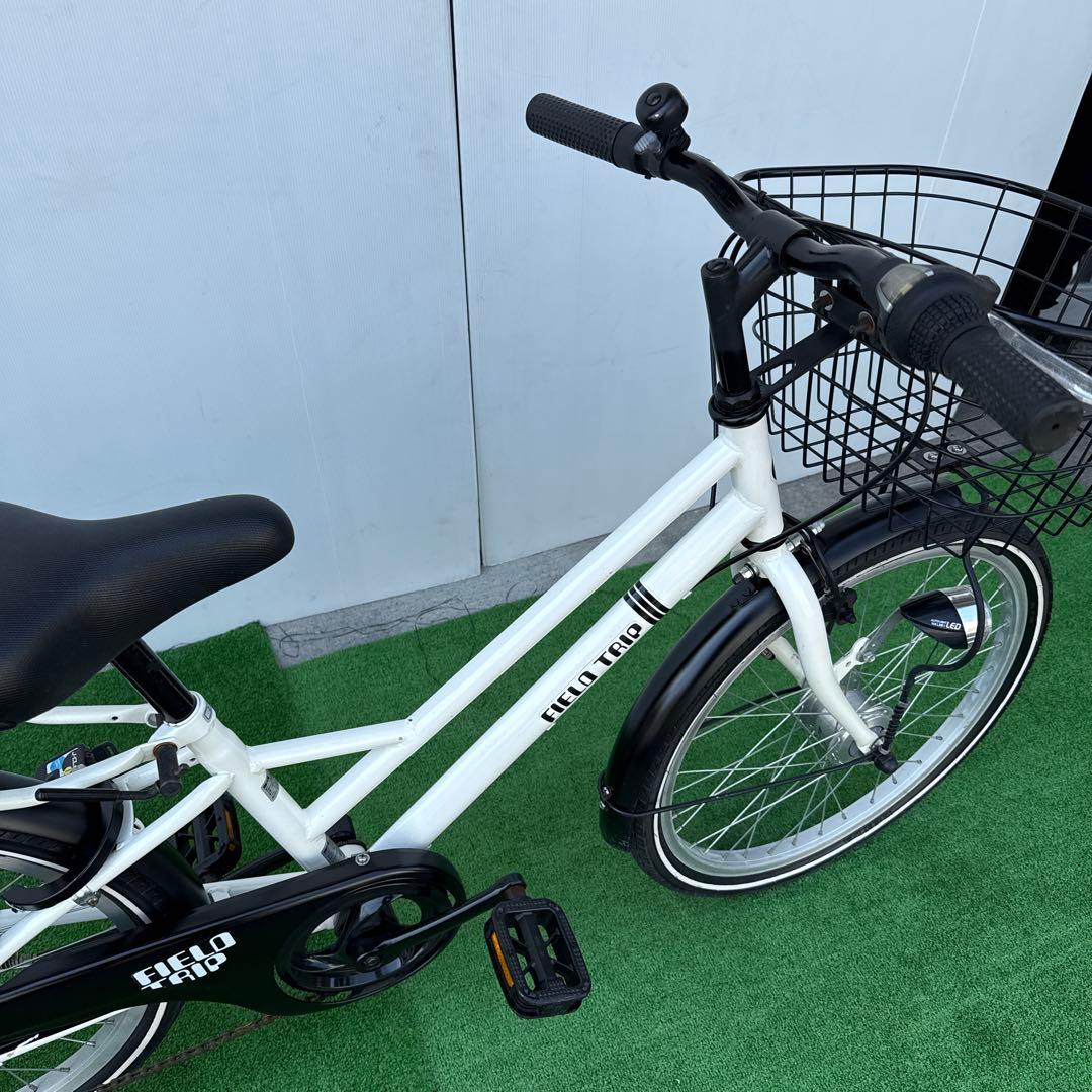 子供用自転車22インチ ホワイト【引き取り限定】