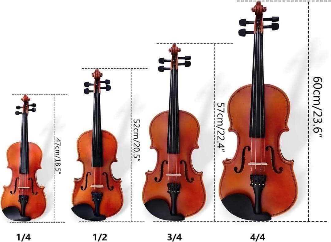 M2247-121-86】バイオリン 3/4 初心者セット ヴァイオリン 弓2本