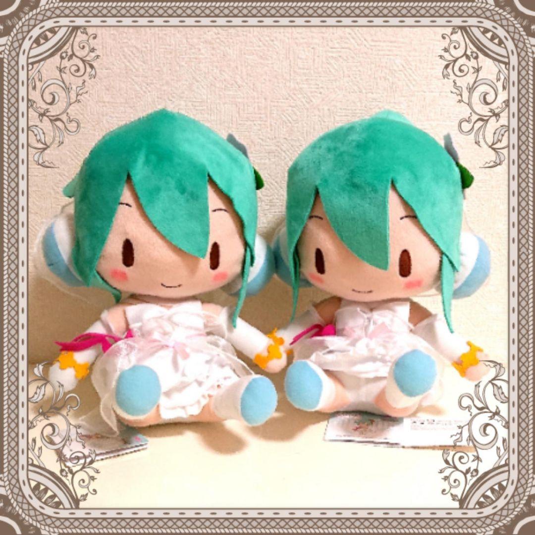 初音ミク ふわぷちL ぬいぐるみ 2種４点セット