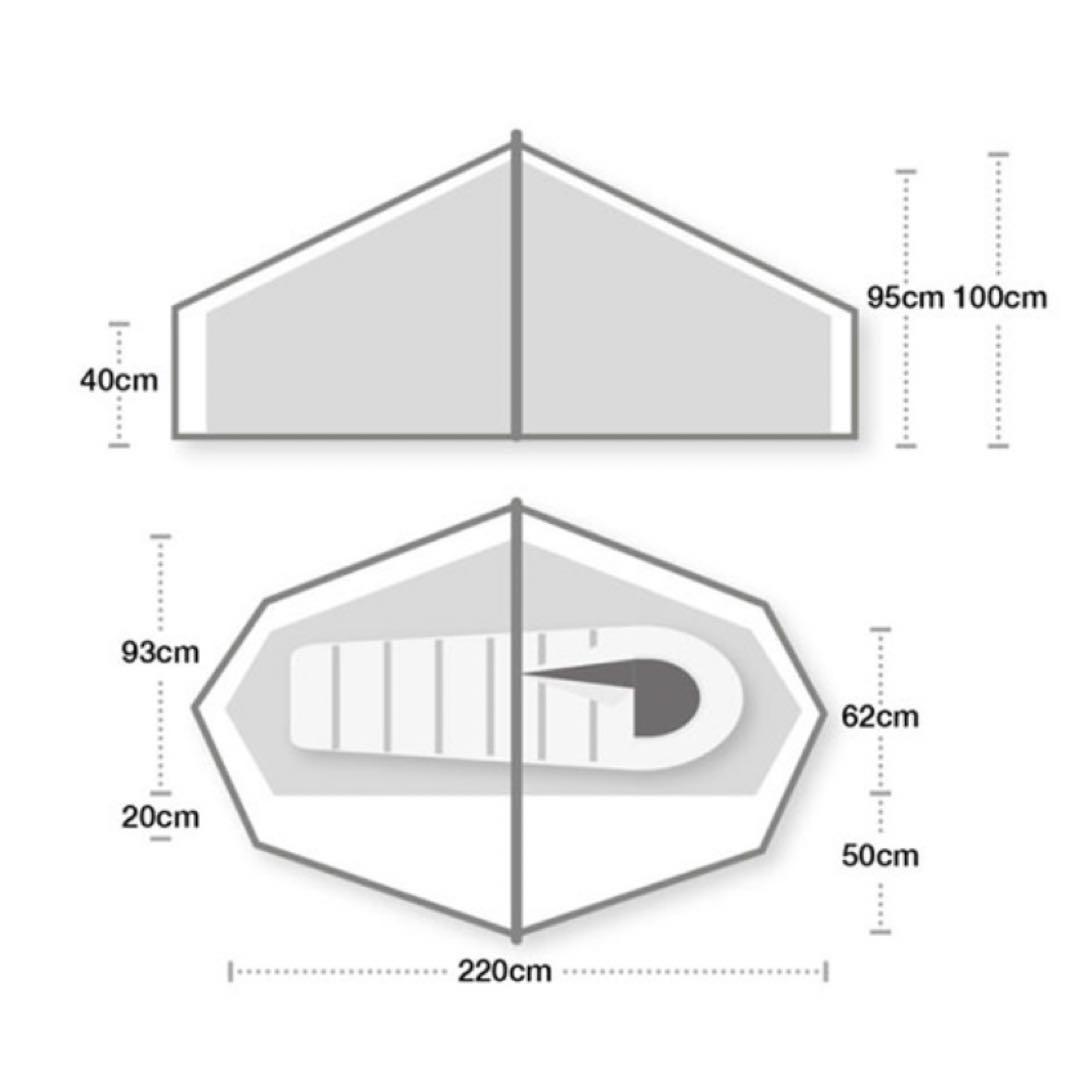 【使用3回美品】TERRA NOVA テラノバ レーサーコンパクト1 ULテント