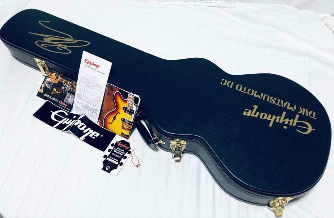 Epiphone Tak Matsumoto Dc Gold 良品 ハードケース