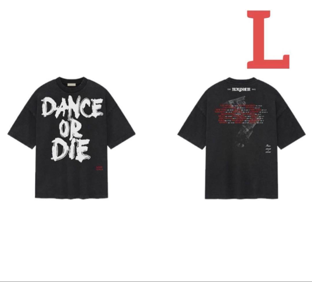 ミュージシャン Dance or Die ENGLISH DATE BACK SS TEE