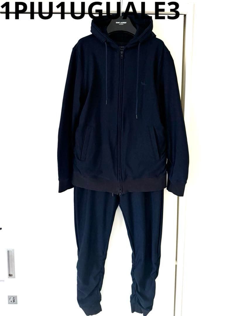 ★美品★ウノピュウノウグァーレト セットアップ ジャージ V ストレッチ メンズ