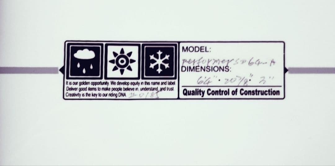 G ショートボード ホワイト/ブルー