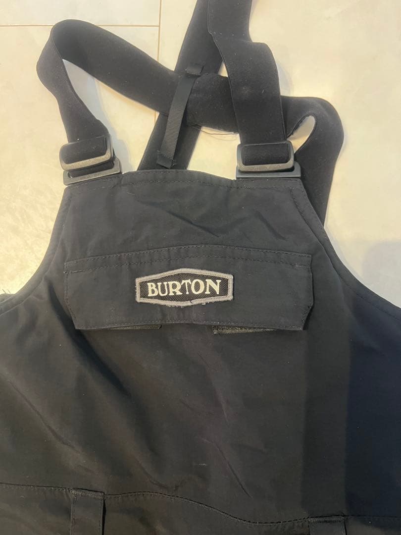 BURTON 子ども用 ブラックオーバーオール
