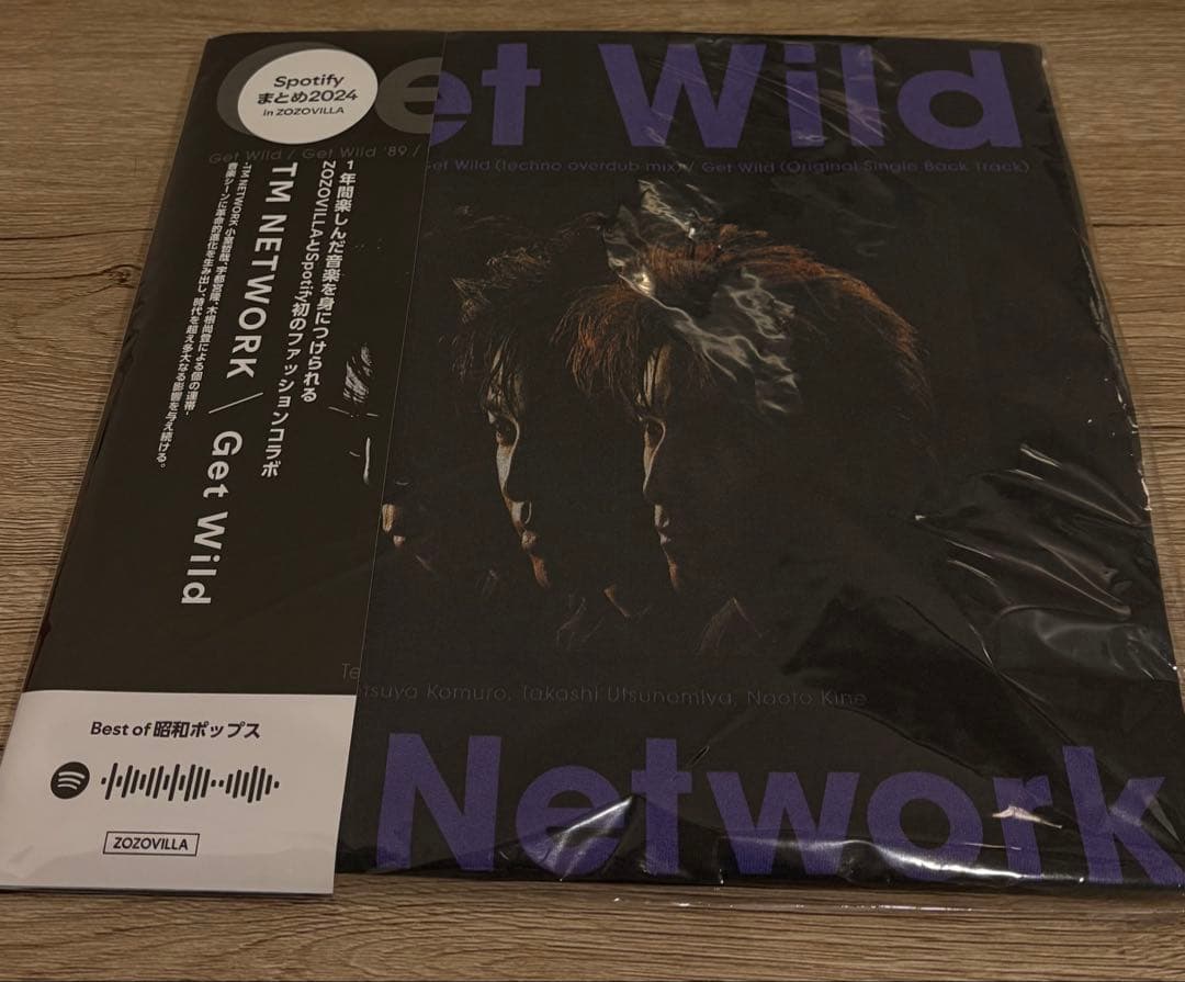 TM NETWORKGet WildプリントSpotify限定パッケージTシャツ