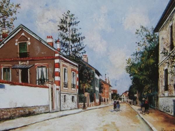 UTRILLO、UNE RUE DE BOURG、海外版超希少レゾネ