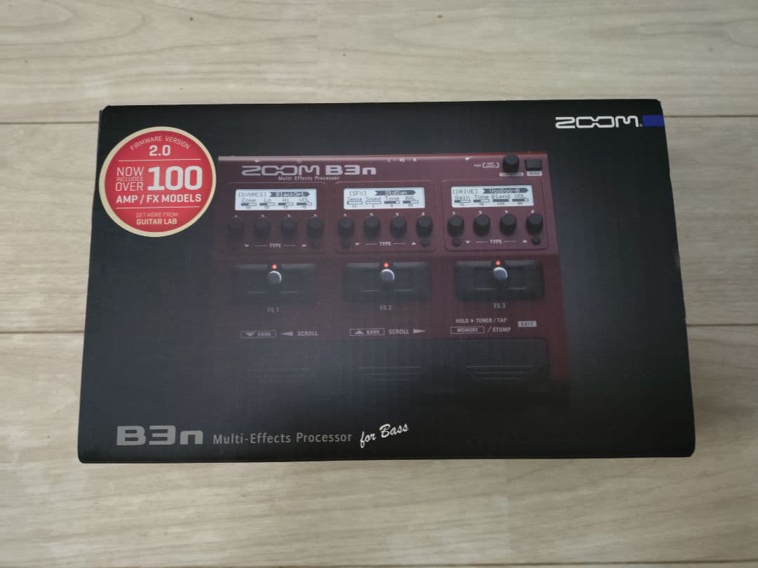 【純正アダプター付き】　ZOOM　B3n　マルチエフェクター　ベース