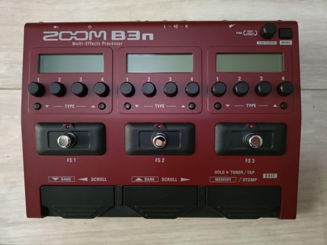 【純正アダプター付き】　ZOOM　B3n　マルチエフェクター　ベース