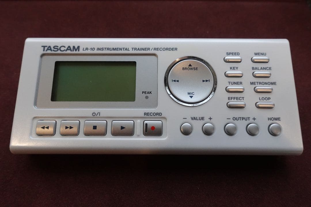 TASCAM LR-10 タスカム　楽器用トレーナー　PCMレコーダー